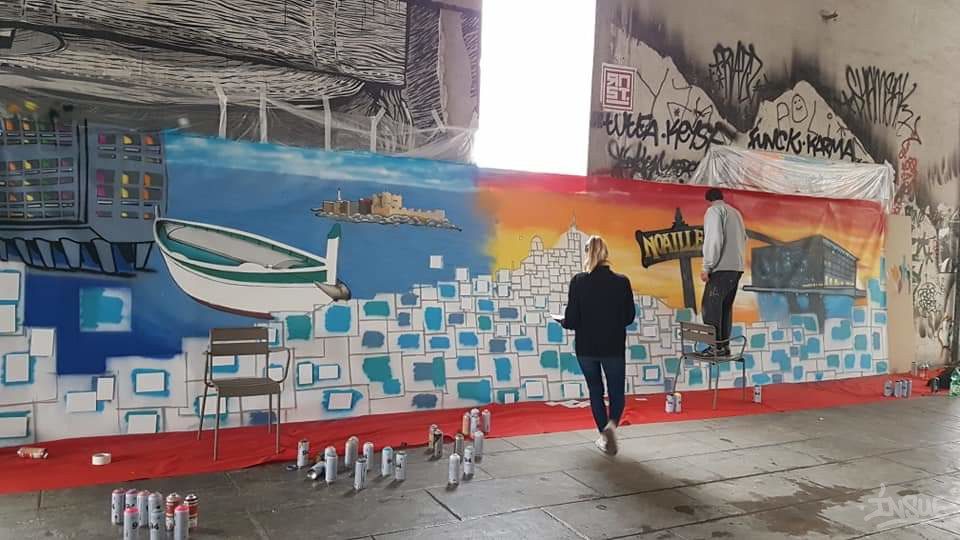 Performance live graffiti | Coloriz déco by Insue