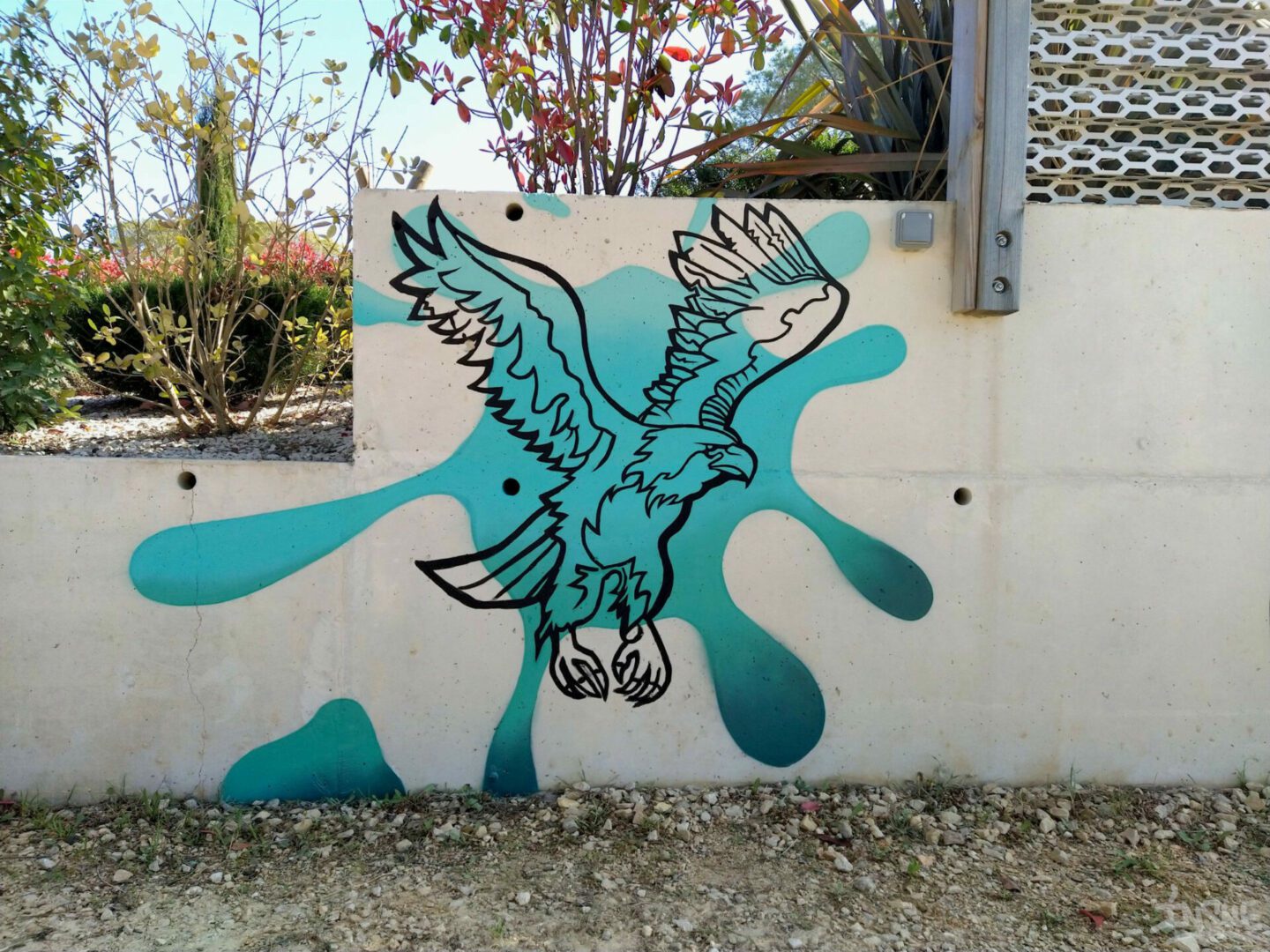 Fresque murale jardin graffiti & street art | Coloriz déco by Insue